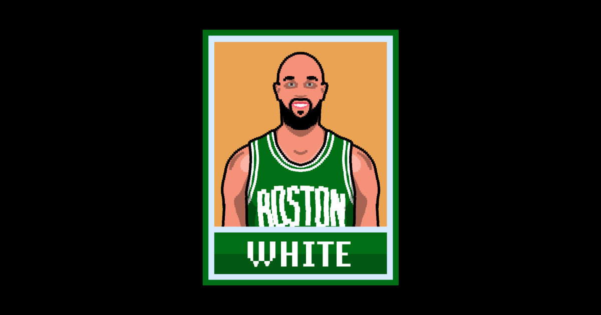 White bald - Derrick White - Sticker | TeePublic