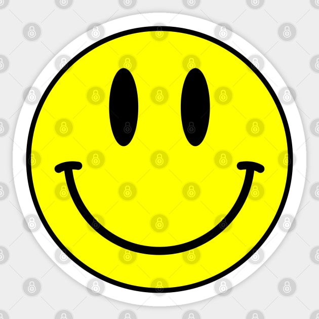 Acid House Smile Face - Smile - Sticker | TeePublic