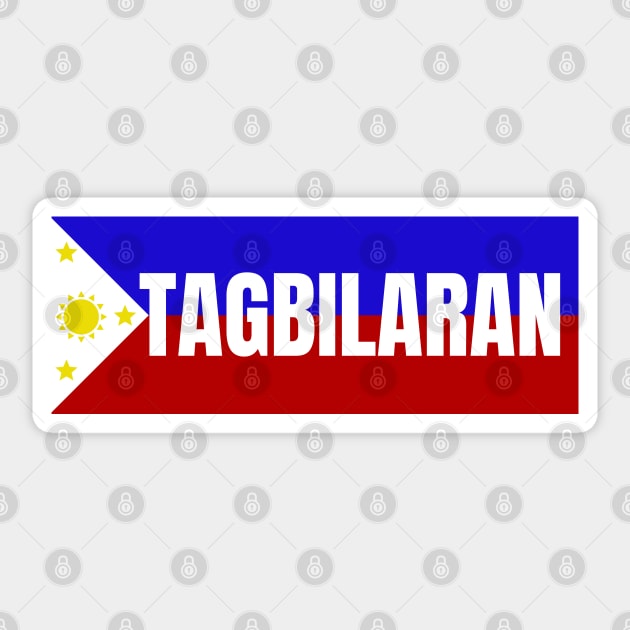 Tagbilaran City Bohol in Philippines Flag - Philippines Flag - Sticker ...