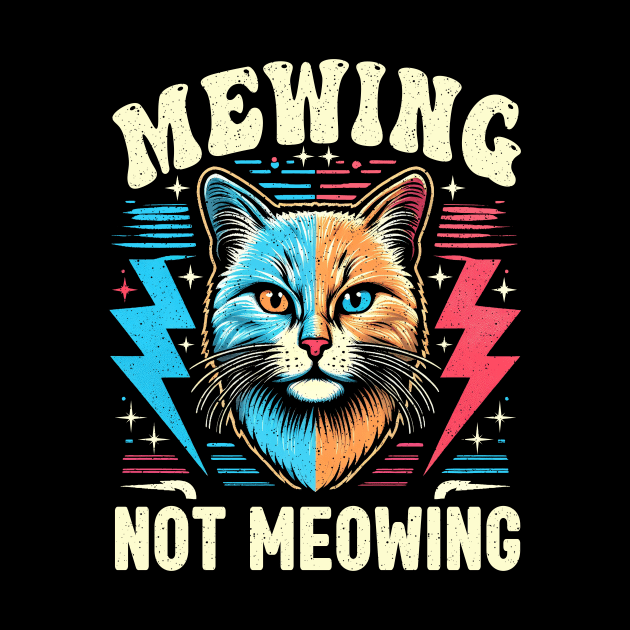 Funny Cat Meme Mewing Looks Max Meowing cat Trend - Mewing Not Mewing ...
