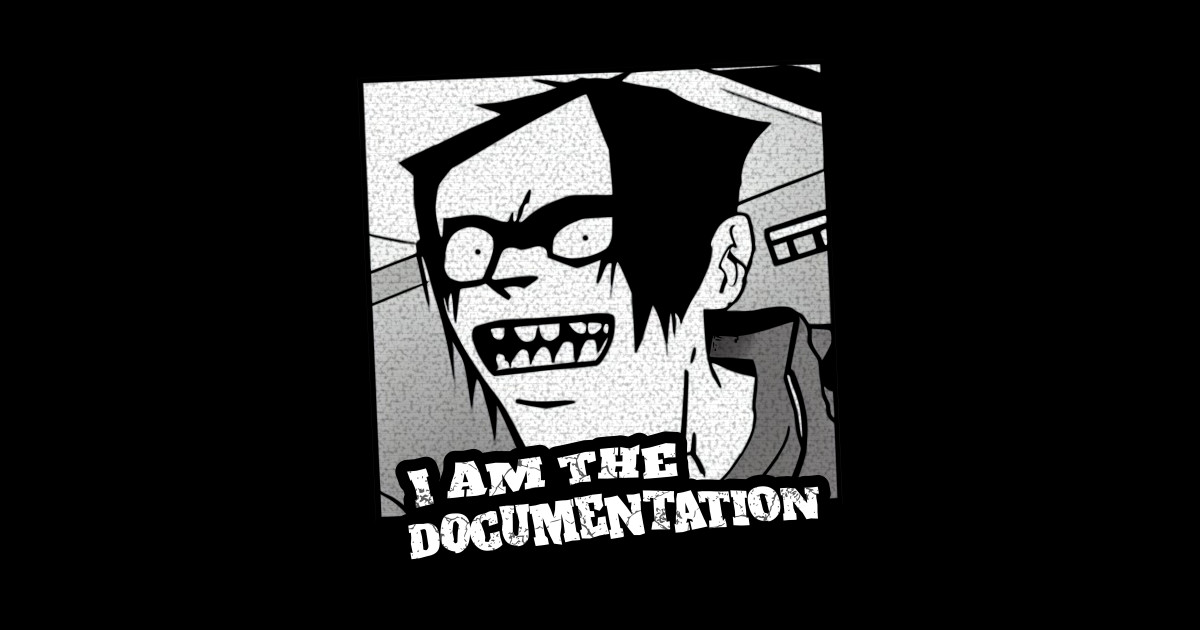 I am the documentation - Developer - Sticker | TeePublic