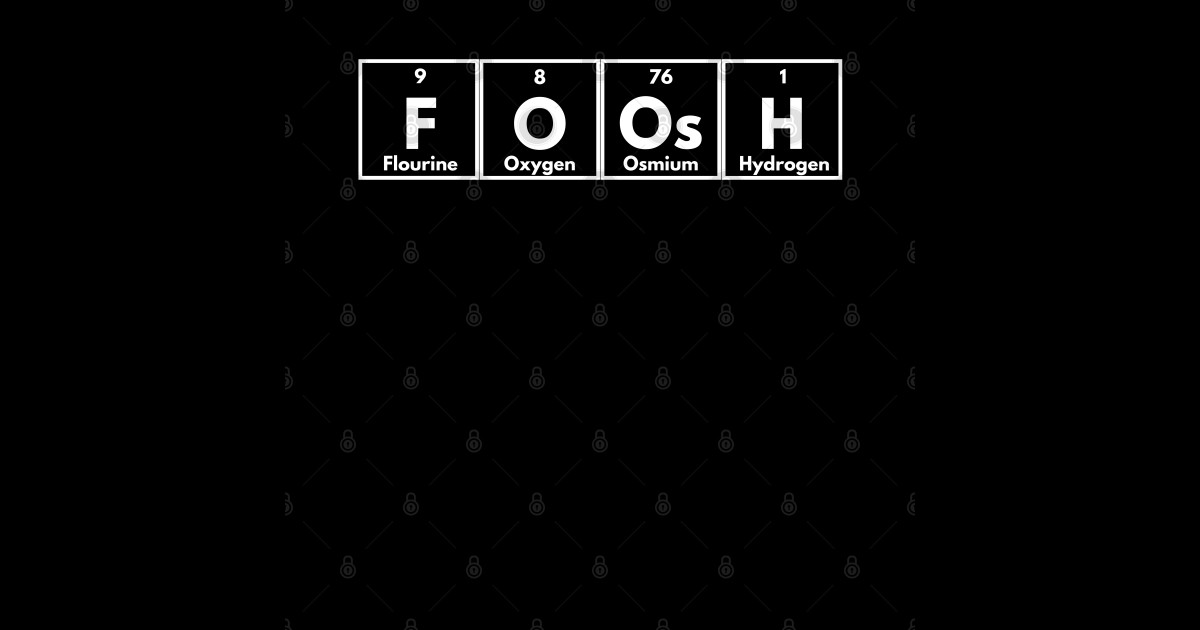 FOOSH Periodic Table of Elements Stick Figure design - Foosh - Magnet ...