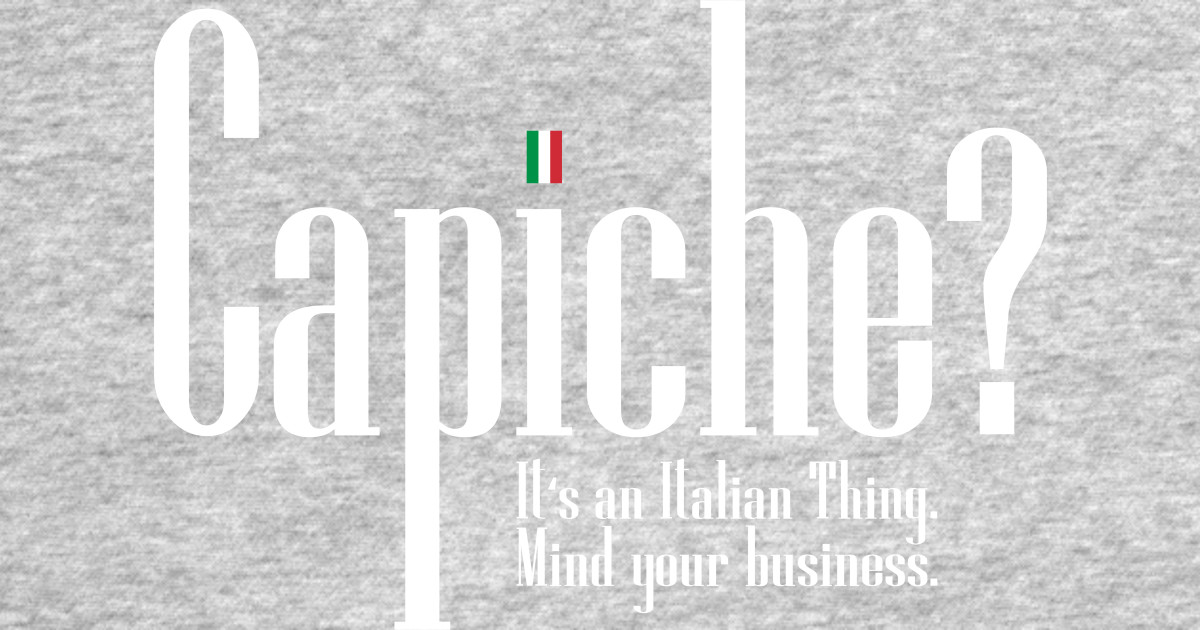 Mind Your Business Capiche? - A Mulberry Mobsters - Italian - Baseball ...