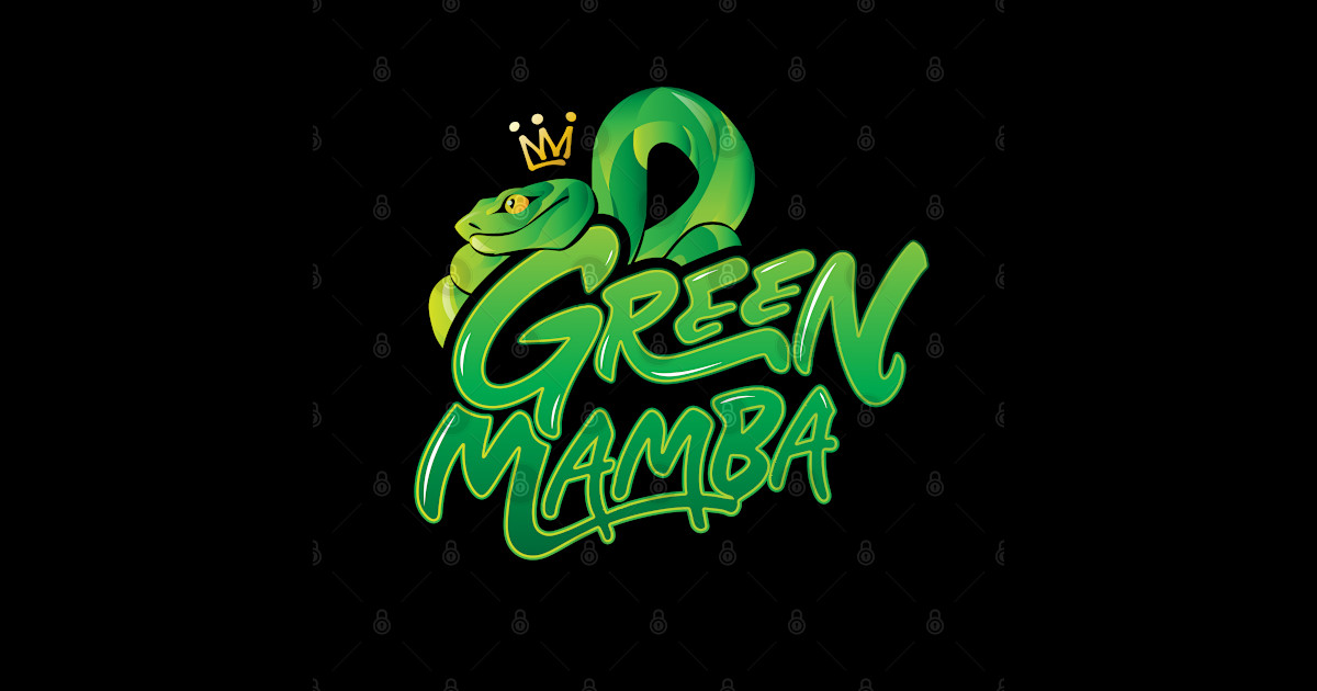 Green Mamba Venomous Snake in graffiti urban style - Snake Lover ...
