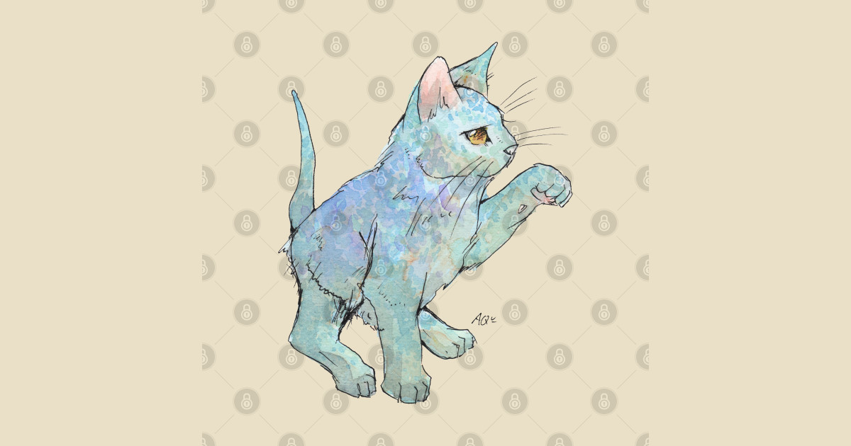 Ocean Kitten - Kitten - T-Shirt | TeePublic