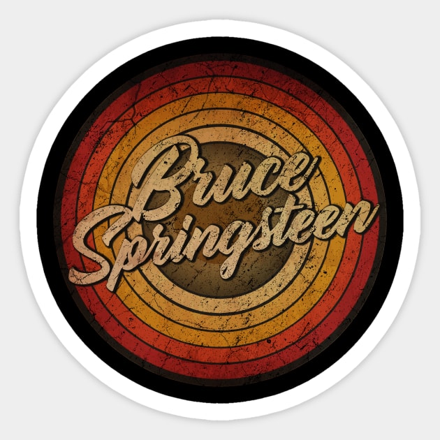 arjunthemaniac,circle retro faded Bruce Springsteen - Retro Bruce ...