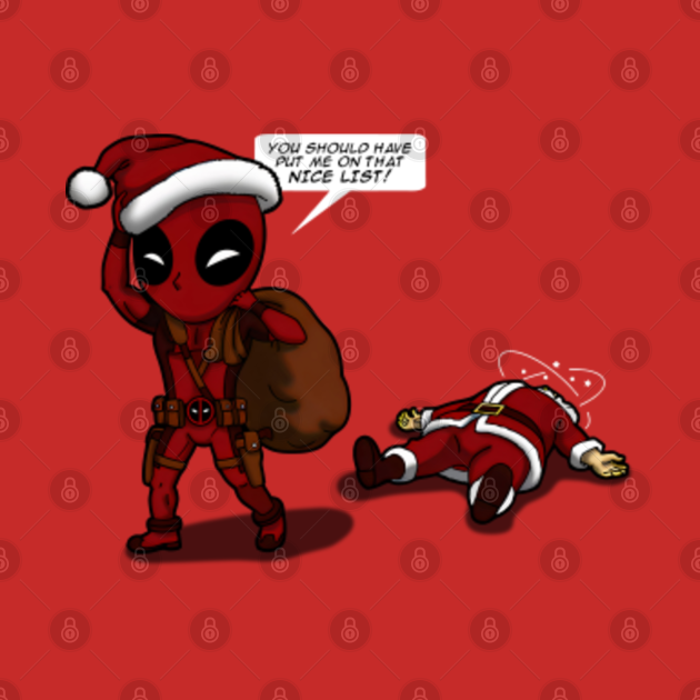 Christmas Deadpool Santa Claus - Christmas - T-Shirt | TeePublic