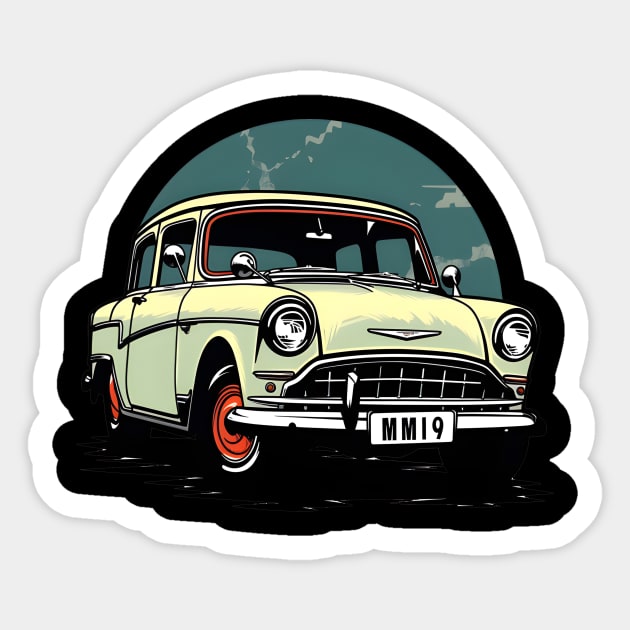 Vintage classic Car Designs - Classic Car - Sticker | TeePublic