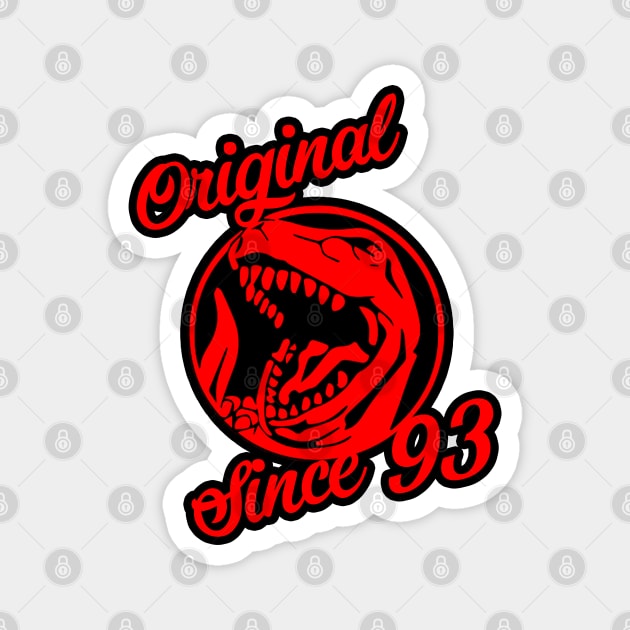 Original since 93 Red Ranger - Power Rangers - Magnet | TeePublic