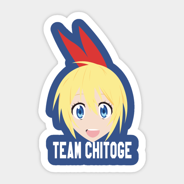 Team Chitoge - Nisekoi - Nisekoi - Sticker | TeePublic