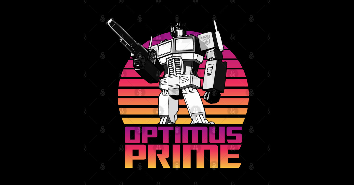 Retro Transformers Optimus Prime - Transformers Optimus Prime - Posters ...
