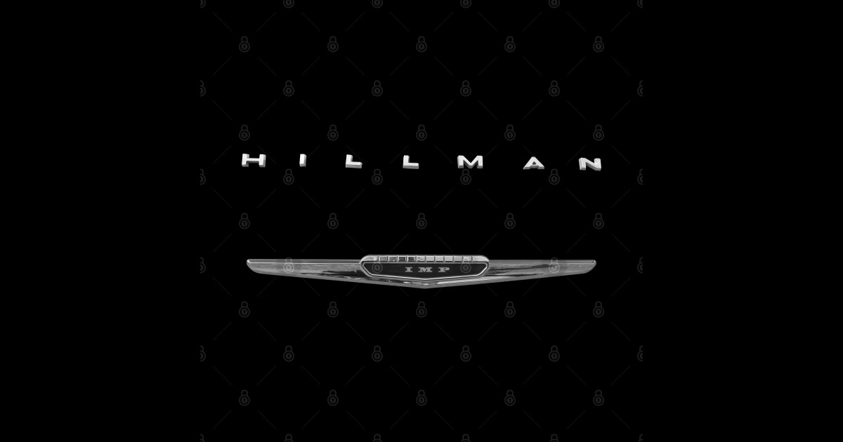Hillman Imp Deluxe 1960s classic car badges - Hillman Imp - Sticker ...