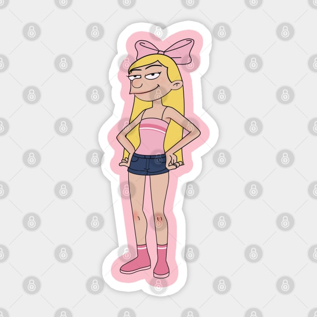 Teen Helga Pataki fanart - Fanart - Sticker | TeePublic