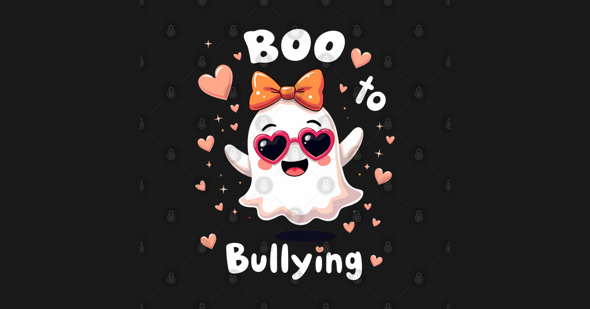Boo to Bullying Ghost Anti-Bullying Halloween Kindness - Boo To ...
