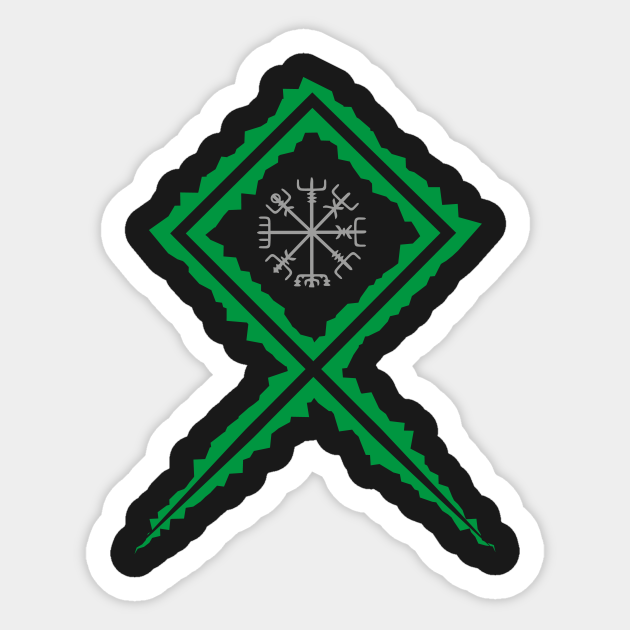 Vikings Norse Mythology Compass Pagan Asatru Magical Rune - Asatru ...