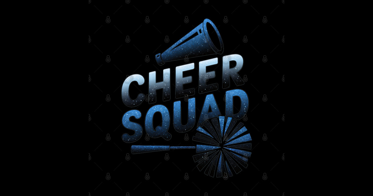 Cheerleader Cheer Squad Cheerleading Blue Women - Cheerleader Cheer ...
