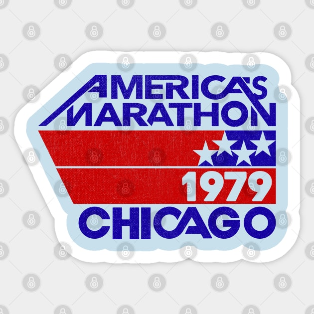 Retro Marathon - Chicago 1970 America's Marathon - Chicago - Sticker ...