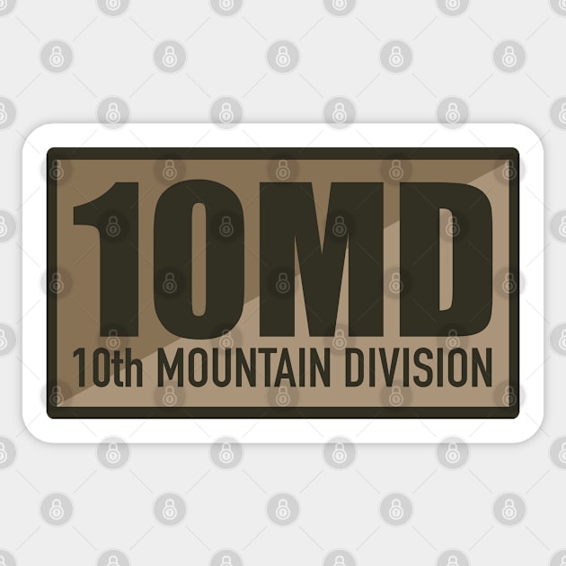 10th Mountain Division - Us Army 10th Mountain Division - Sticker ...