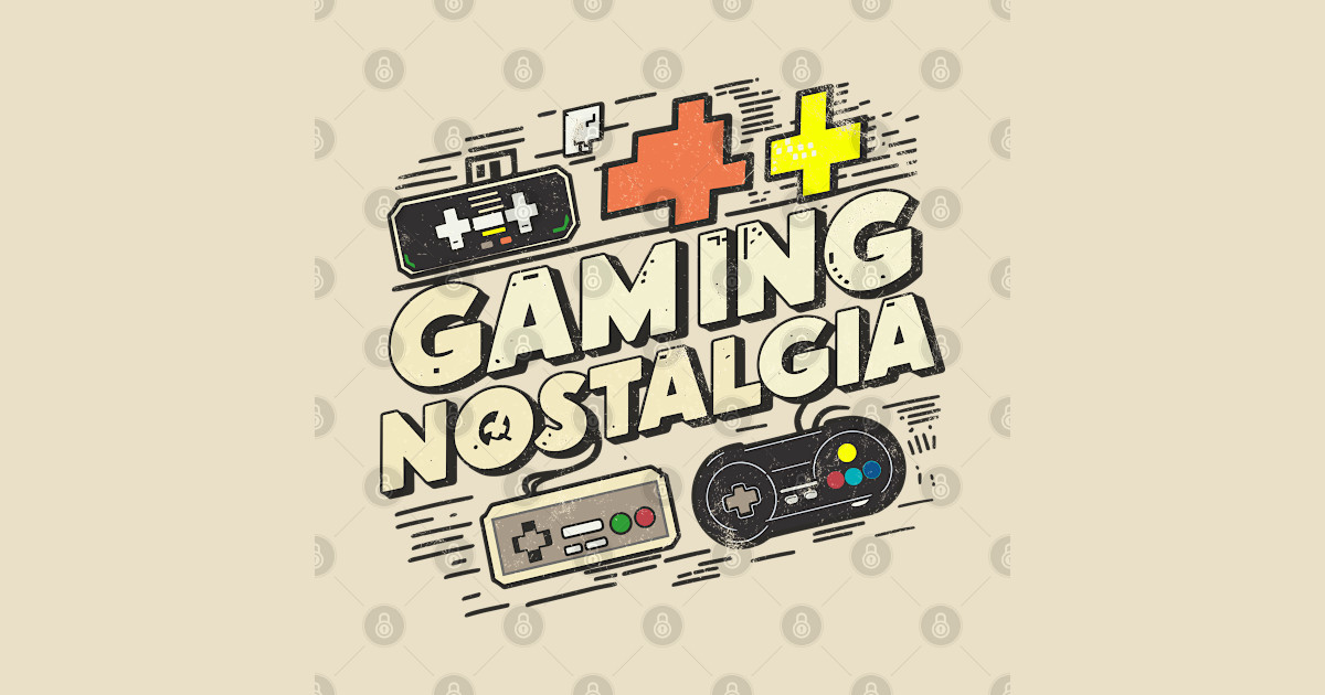 Gaming Nostalgia - Gaming Nostalgia - T-Shirt | TeePublic