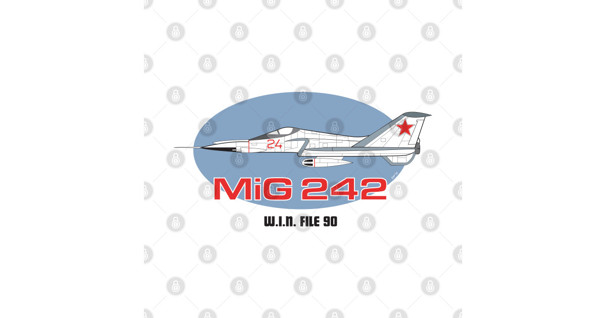 MiG-242 from 'Joe 90' - Thunderbirds - T-Shirt | TeePublic