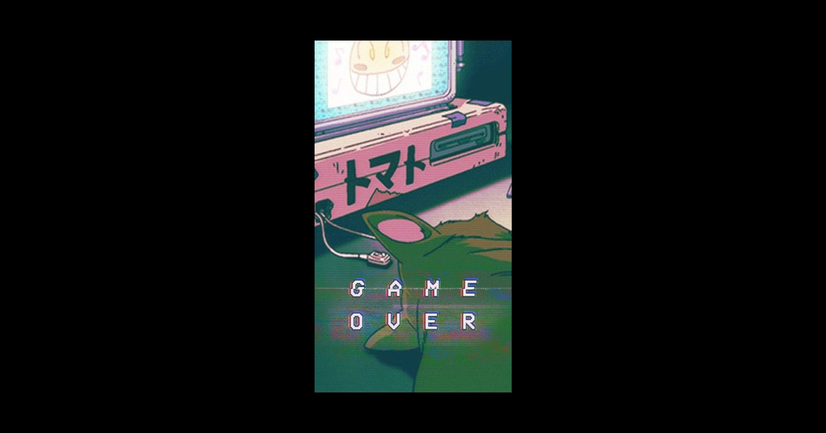 Game Over - Anime Aesthetic - Posters and Art Prints | TeePublic