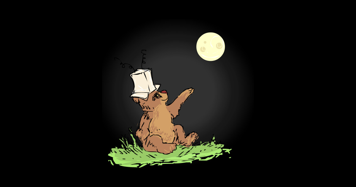 Little Bear Goes to the Moon - Little Bear - Sticker | TeePublic