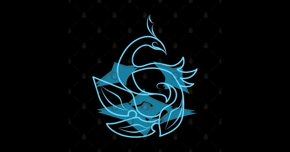 kaeya - pavo ocellus - Genshin Impact - Sticker | TeePublic