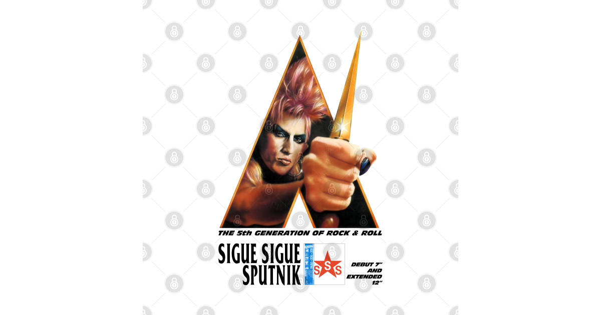 Sigue Sigue Sputnik - Love Missile promo artwork - Sigue Sigue Sputnik ...