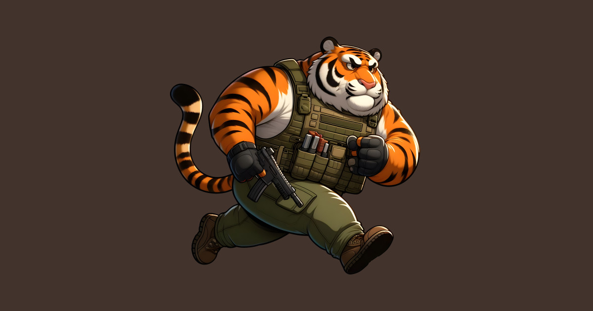 Tactical Tiger - Tiger - T-Shirt | TeePublic