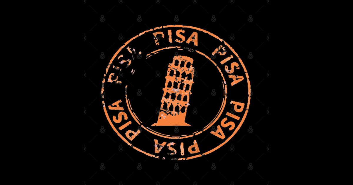pisa stamp t-shirt - Pisa Tower - Posters and Art Prints | TeePublic