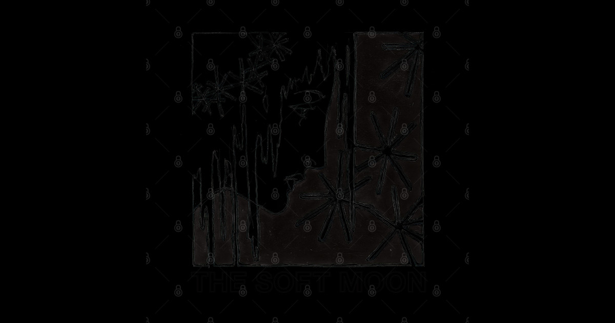 The Soft Moon ::::: Retro Style Fan Design - The Soft Moon - Sticker ...