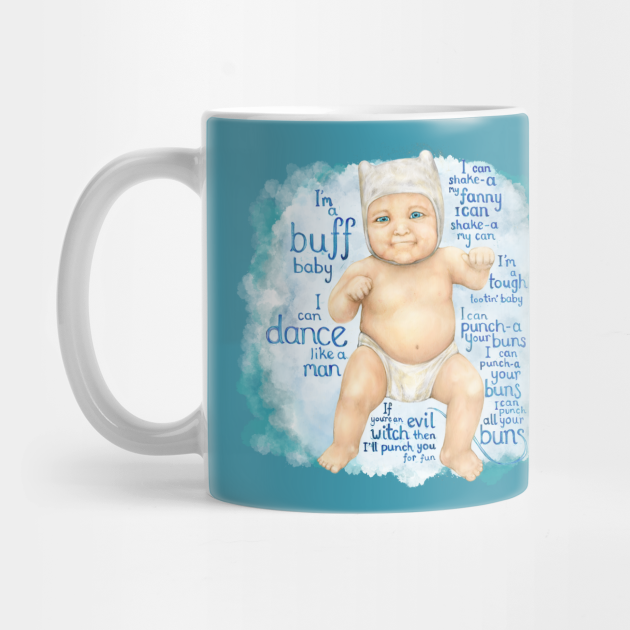 Finn the buff baby (Adventure Time fan art) - Adventure Time - Mug ...