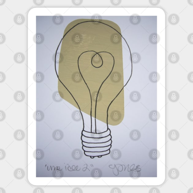 Une Idee 2 - Ink - Sticker | TeePublic