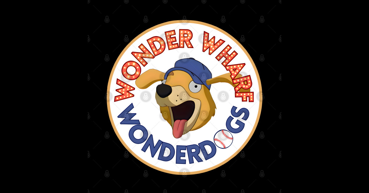 Wonder Wharf Wonderdogs - Bobs Burgers - Sticker | TeePublic
