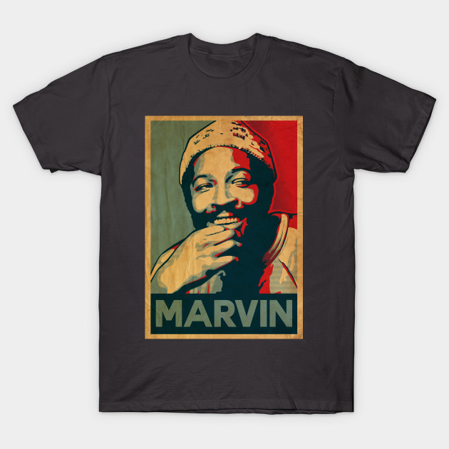 MARVIN - Marvin Gaye - T-Shirt | TeePublic