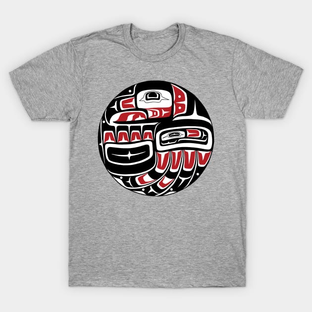 Tlingit Eagle round - Tribal Eagle - T-Shirt | TeePublic