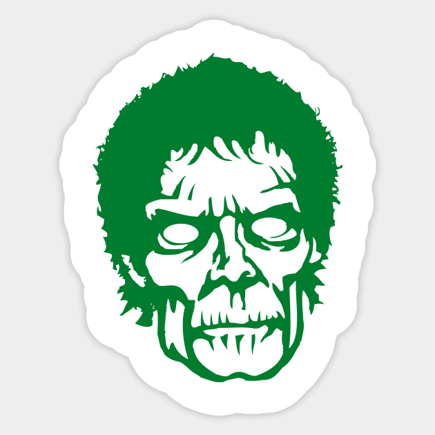 zombie face stencil