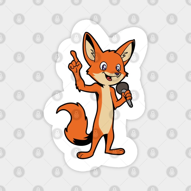 how to draw a cartoon fox standing up