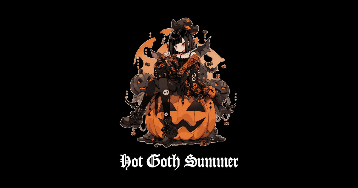 Hot Goth Summer - Kawaii Halloween Girl - Hot Goth Summer - Posters and ...