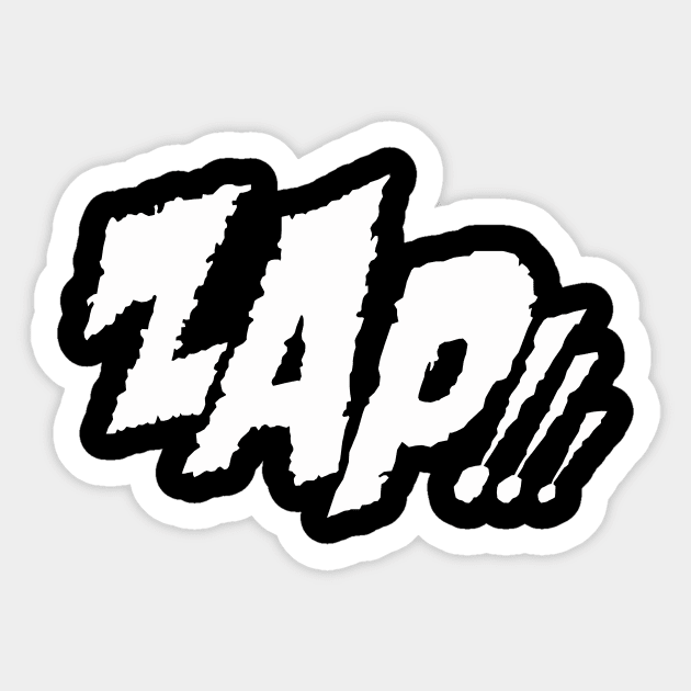 Comic Book ZAP!!! - Comic Book Style - Sticker | TeePublic