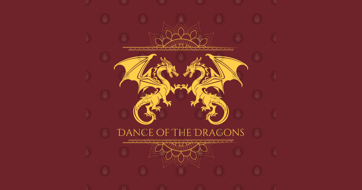 Dance of Dragons Mythical Dragons - Dragons - T-Shirt | TeePublic