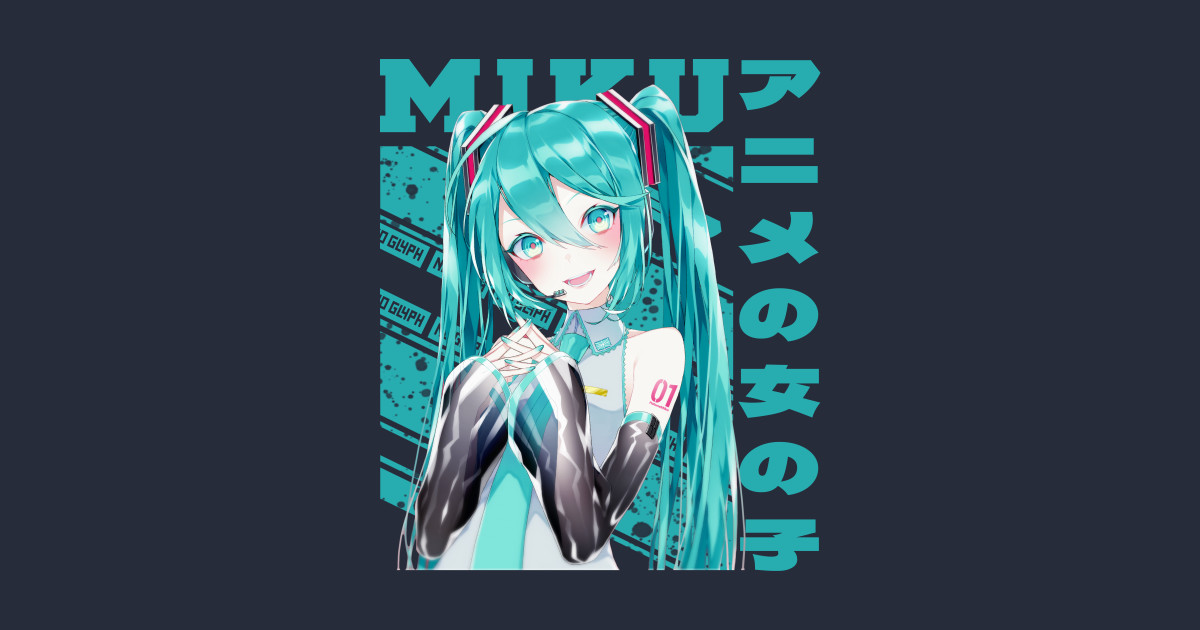 Hatsune Miku - Miku - T-Shirt | TeePublic