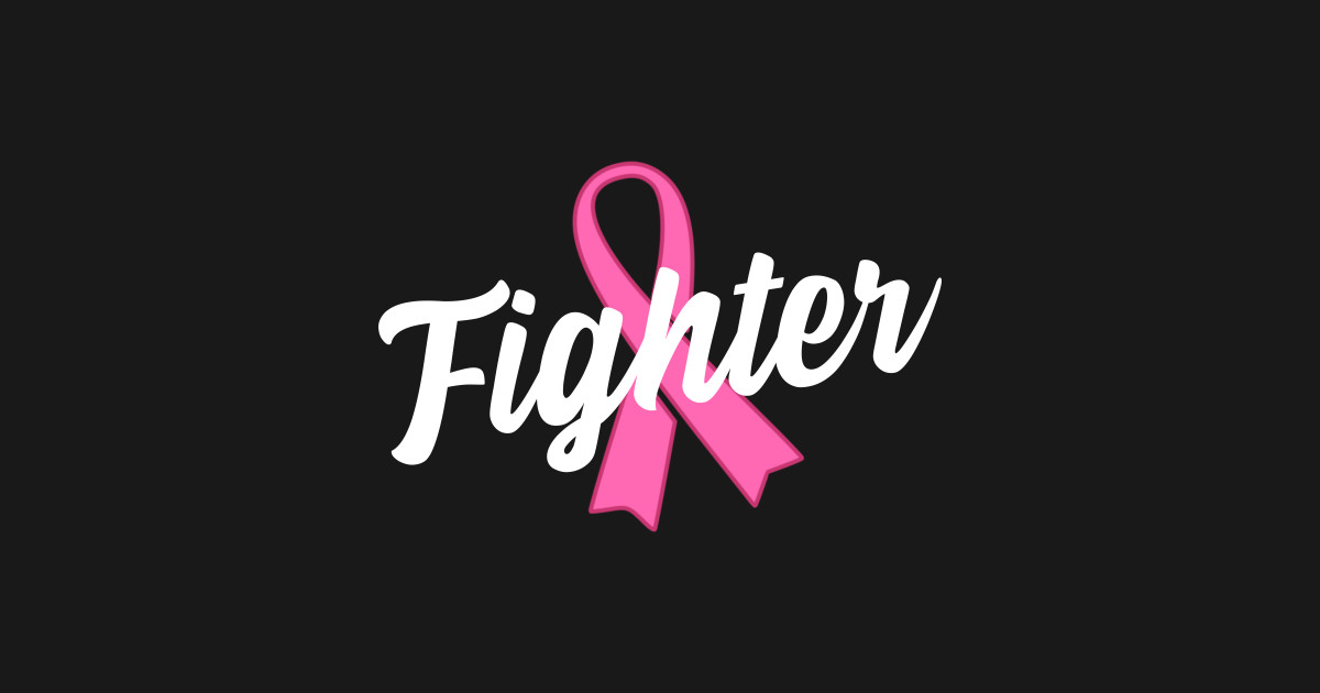 Breast Cancer Fighter Pink Ribbon - Fight Breast Cancer - Sticker ...