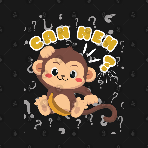 Cute Monkey Can Meh Question Mark Singlish - Cute Monkey Can Meh ...