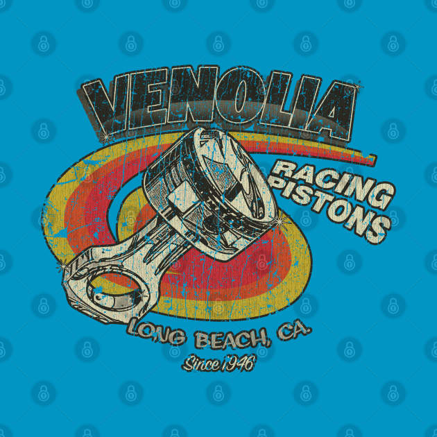 Venolia Racing Pistons 1946 - Racing Engine - T-Shirt | TeePublic