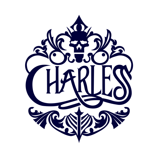 charles- vector logo name - Charles - T-Shirt | TeePublic