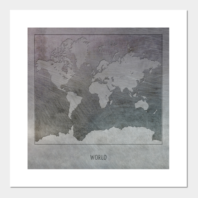 World map - World Map - Posters and Art Prints | TeePublic