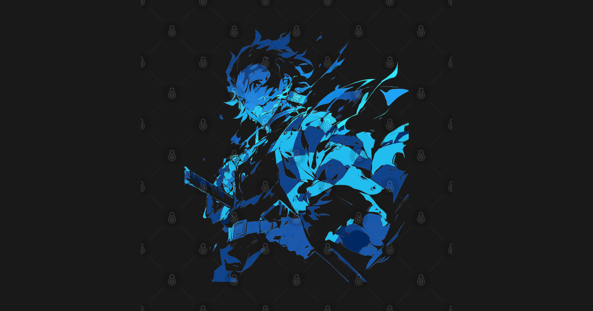 Tanjiro Kamado Cool Fire Art - Tanjiro Kamado - T-Shirt | TeePublic
