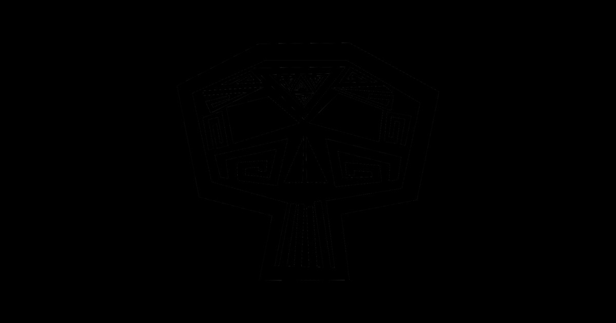 Angular Skull - Skull - Sticker | TeePublic