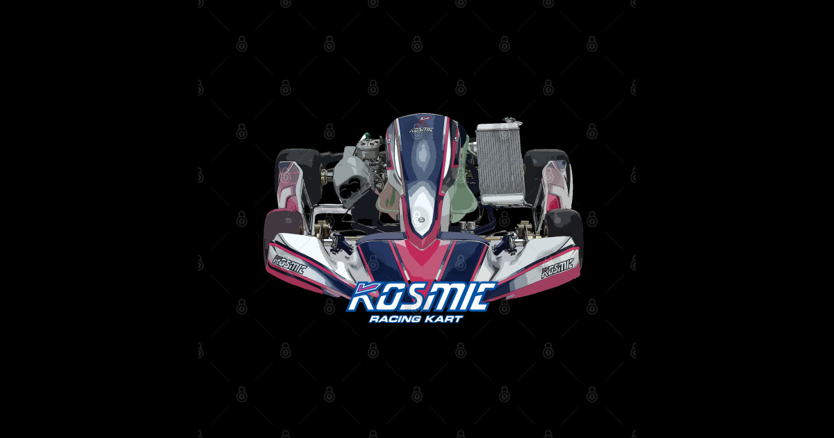 Kosmic Racing Kart - Kosmic Racing Kart - Sticker | TeePublic